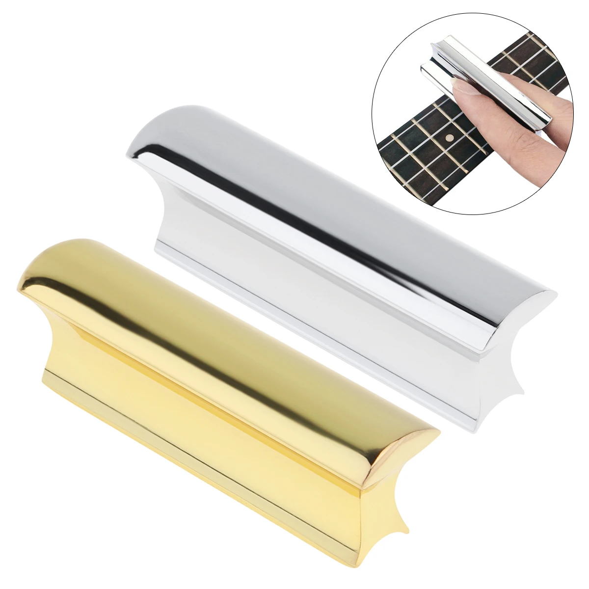 Metal-Guitar-Slide-Tone-Bar-Stick-Zinc-Alloy-Portable-Hawaiian-Slider ...