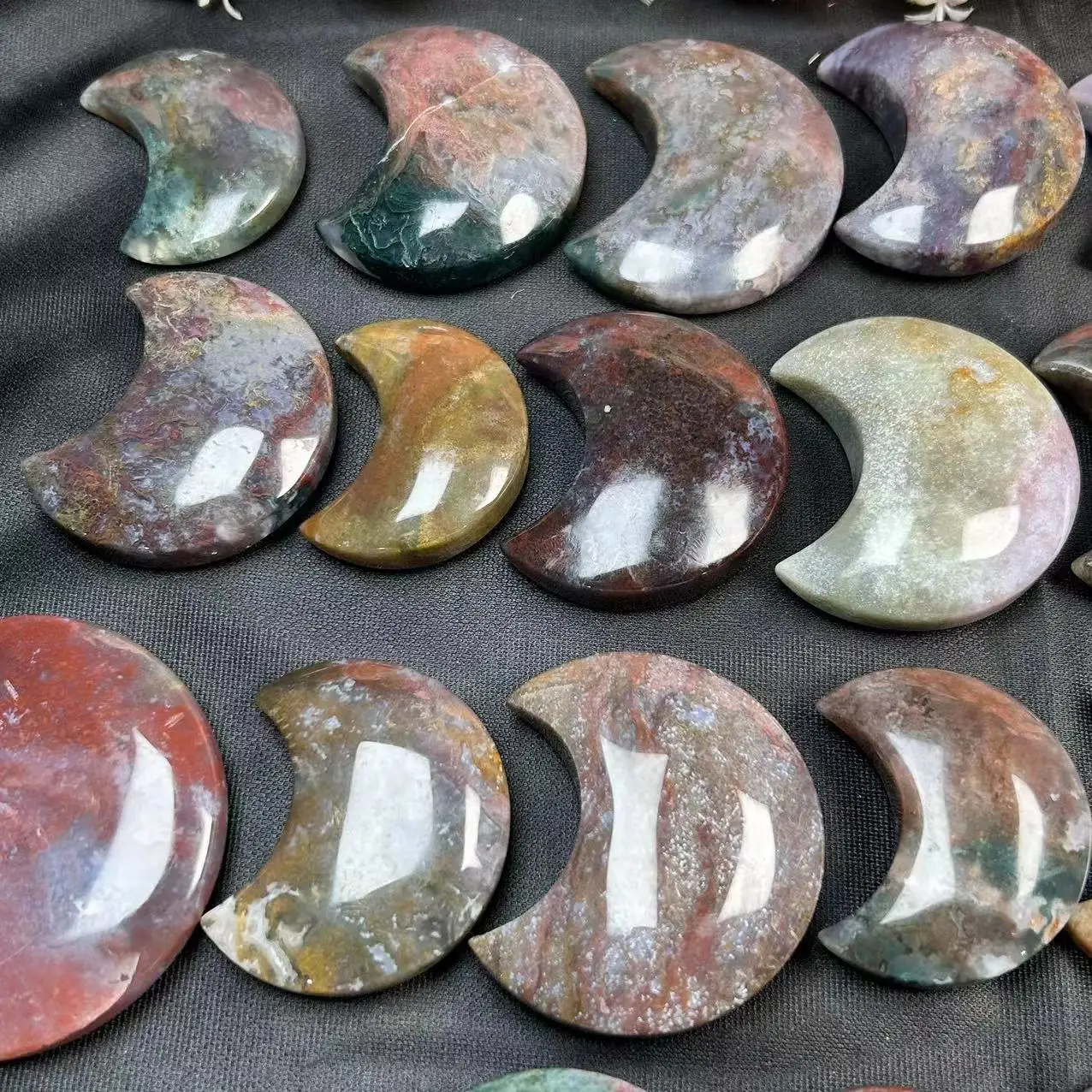 High-Quality-Beautiful-Ocean-Jasper-Moon-Hand-Carved-Polishing-For ...