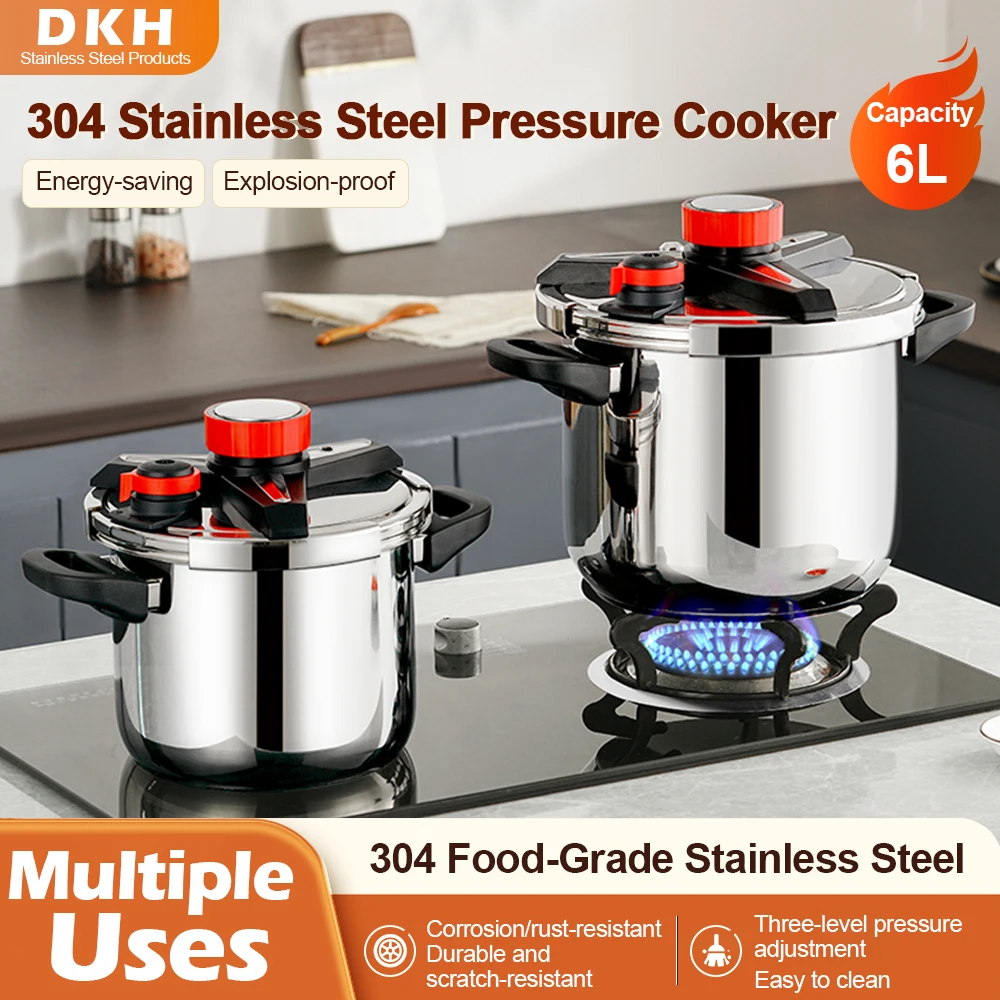 Fenghui 6L 304 Stainless Steel Family Pressure Cooker CE Certified ...