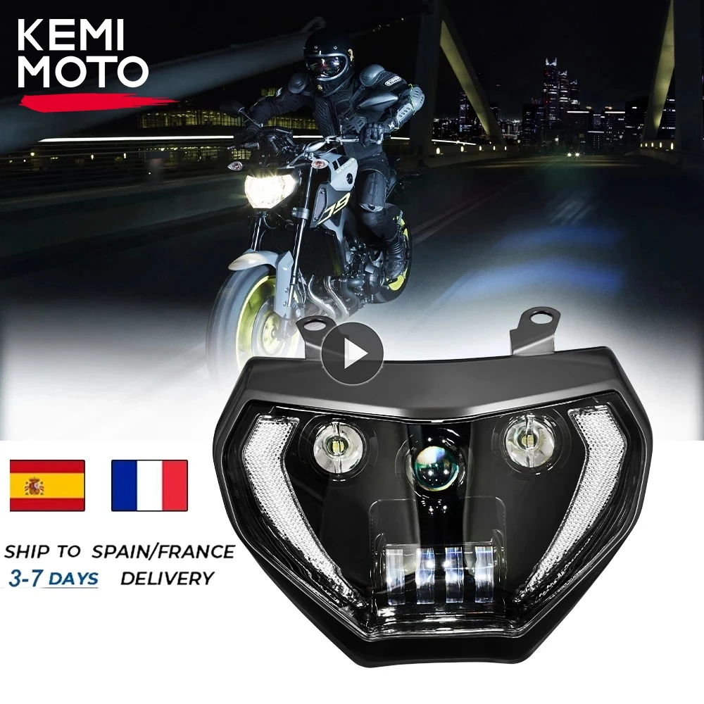 MT07 2017 2019 MT09 Headlight LED Lamp MT 09 MT 09 For YAMAHA Headlight ...