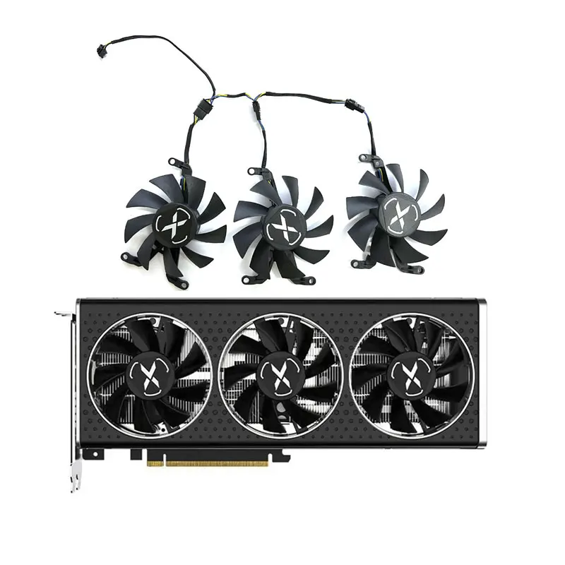3-fan-4PIN-RX6500XT-OC-GPU-fan-suitable-for-XFX-AMD-Radeon-RX-6650XT-OC ...