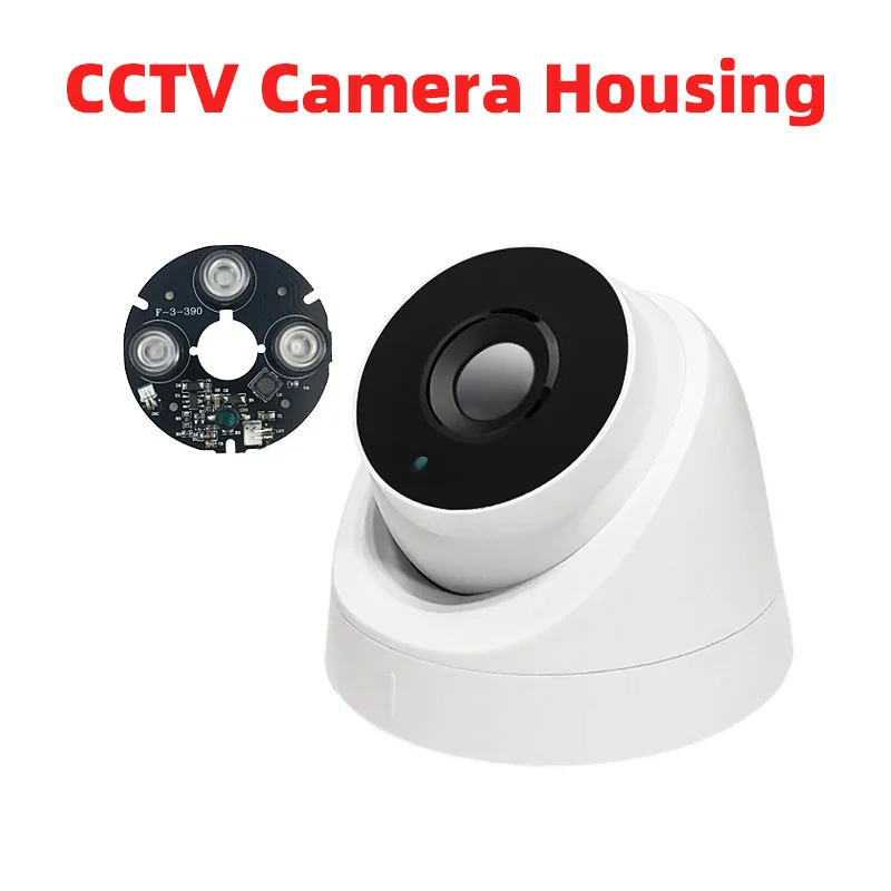DIY CCTV Dome Camera Housing ABS surveillance camera case housing With ...