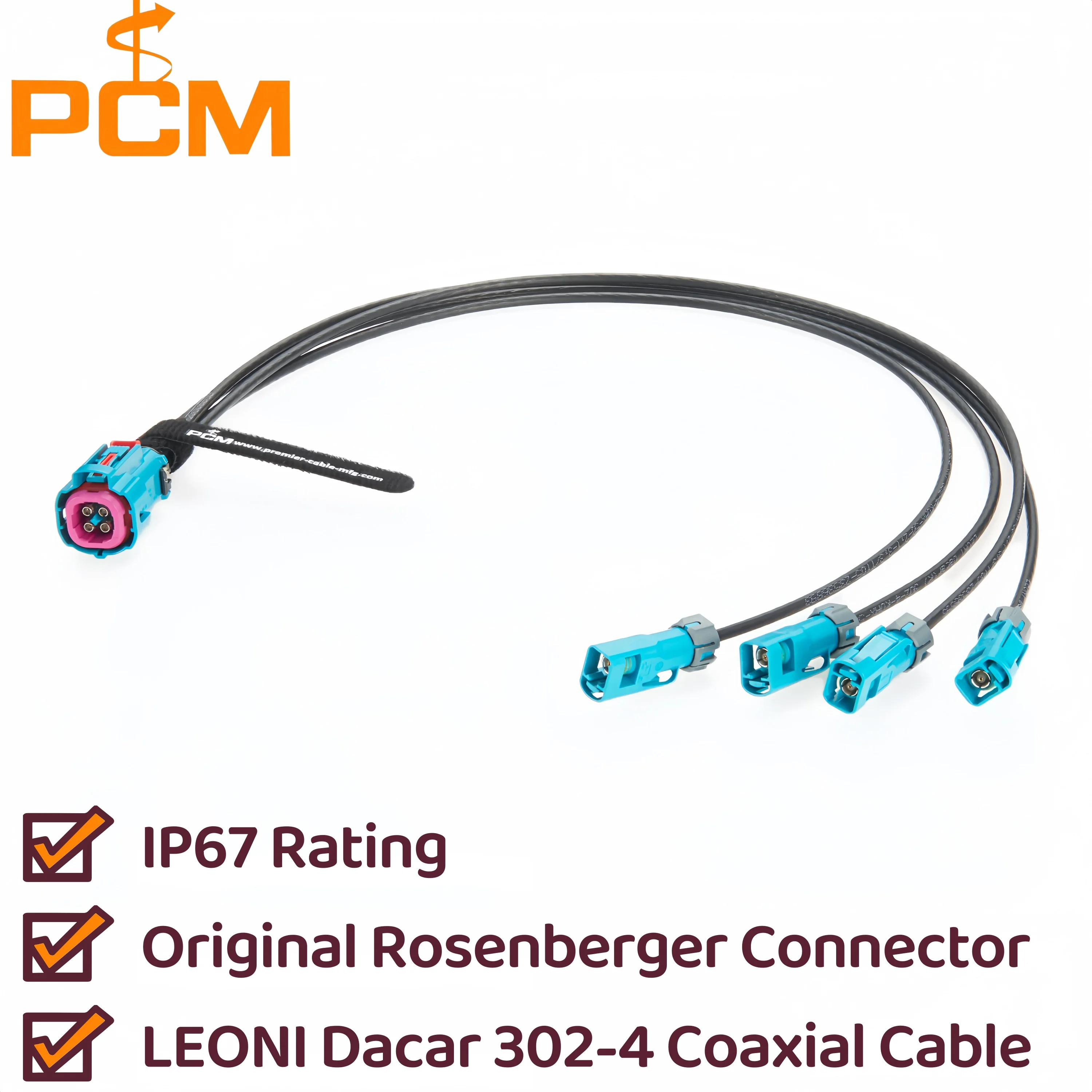 Original Rosenberger Waterproof Quad HFM Mini FAKRA Female with CPA ...