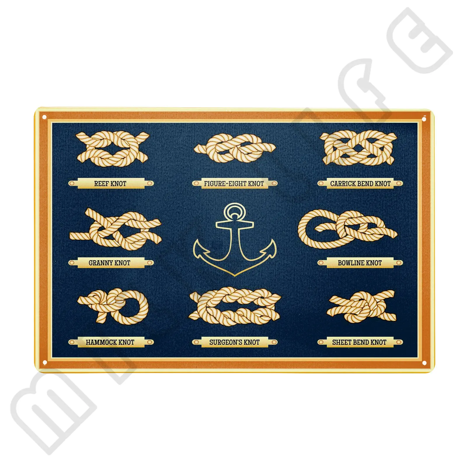 Nautical Knots Poster