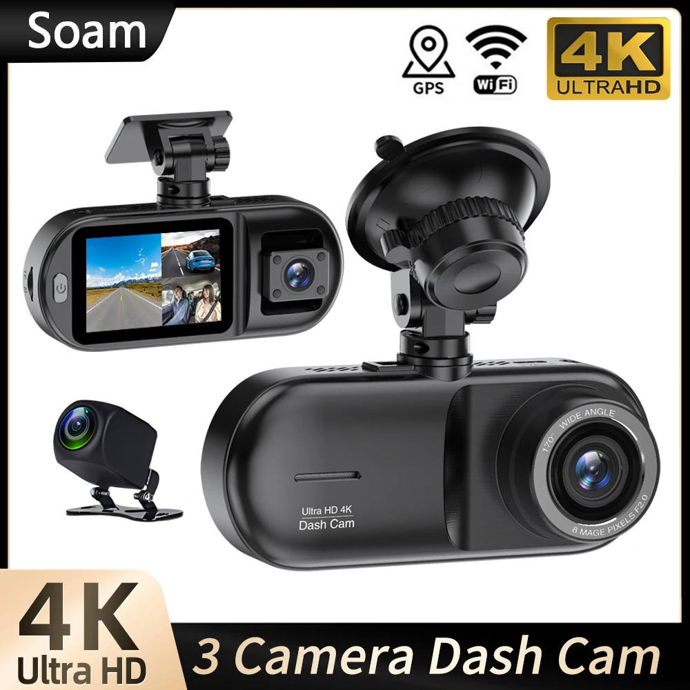 3-Channel-Ultra-HD-4K-Dash-Cam-for-Car-DVR-Camera-Video-Recorder-Auto ...