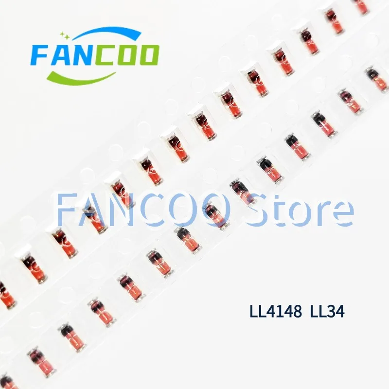 100PCS-Lot-LL4148-4148-LL34-Original-SMD-DIODE-1N4148-IN4148-Small-Signal-Fast-Switching-Diodes ...