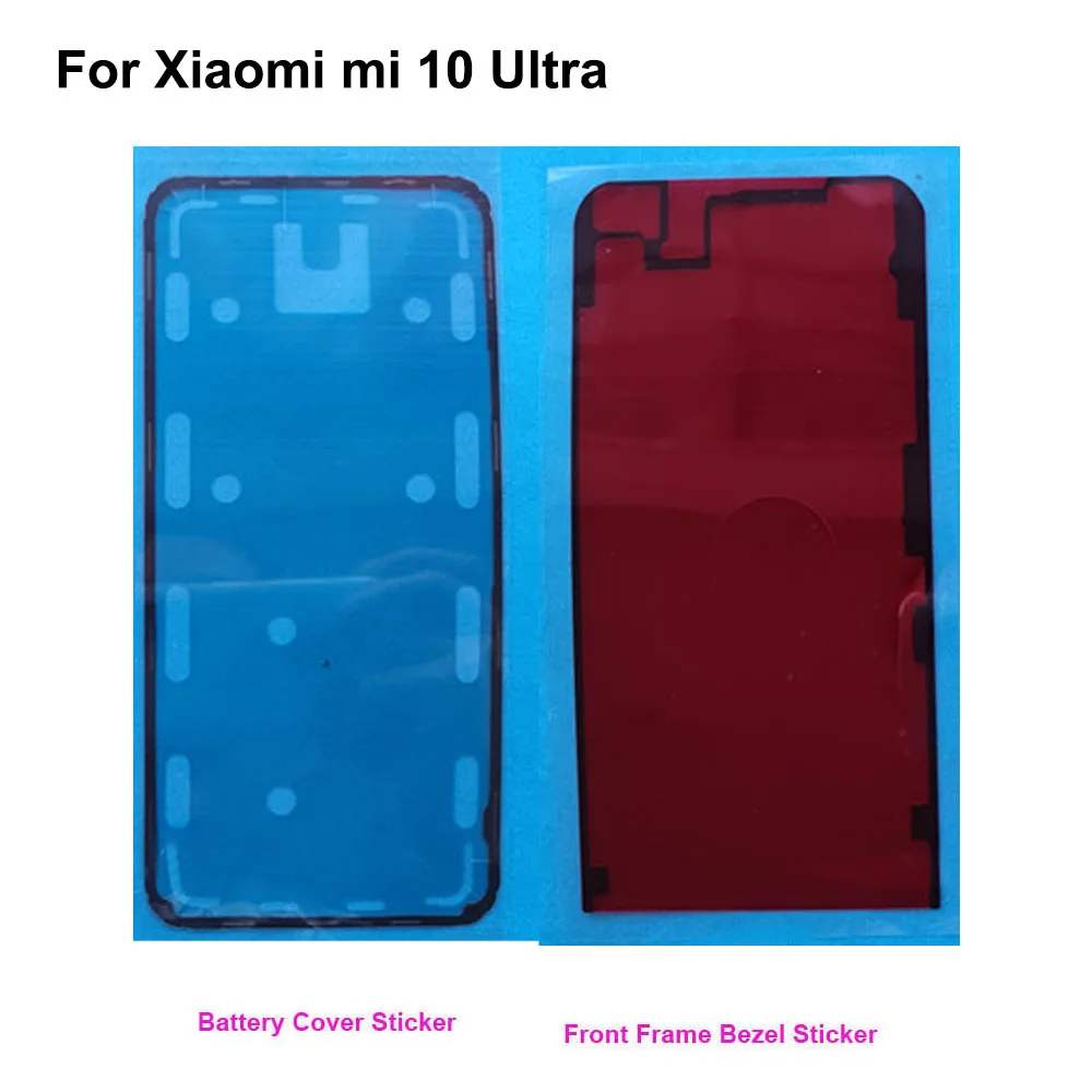 For Xiaomi mi 10 Ultra Back Battery cover Sticker LCD Screen Front ...