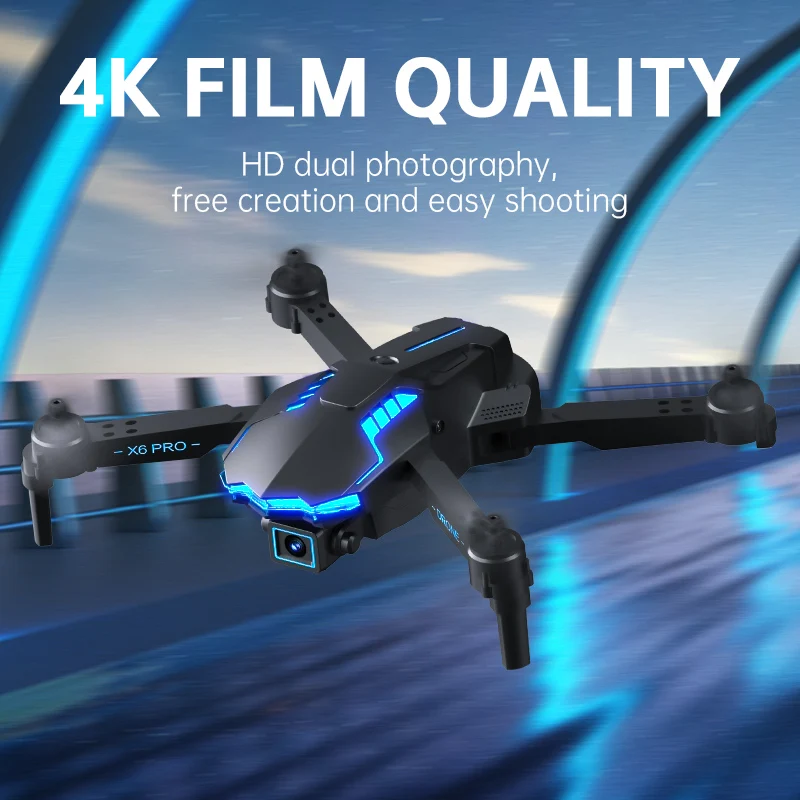 X6-Pro-Drone-with-4K-Profession-HD-Dual-Camera-Foldable-WiFi-FPV-Drone ...