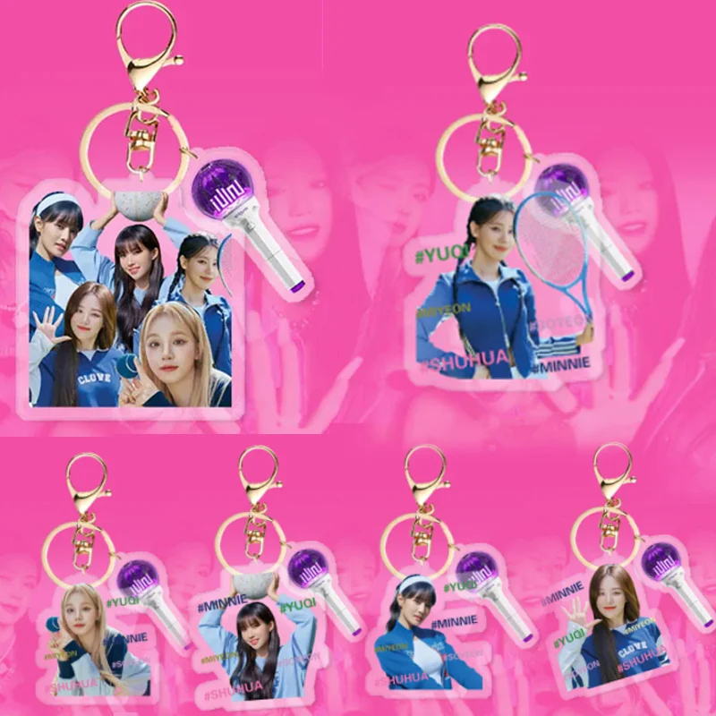 KPOP-Idol-G-I-DLE-I-FEEL-Merch-Keychain-for-Women-Men-Kawaii-Fashion ...