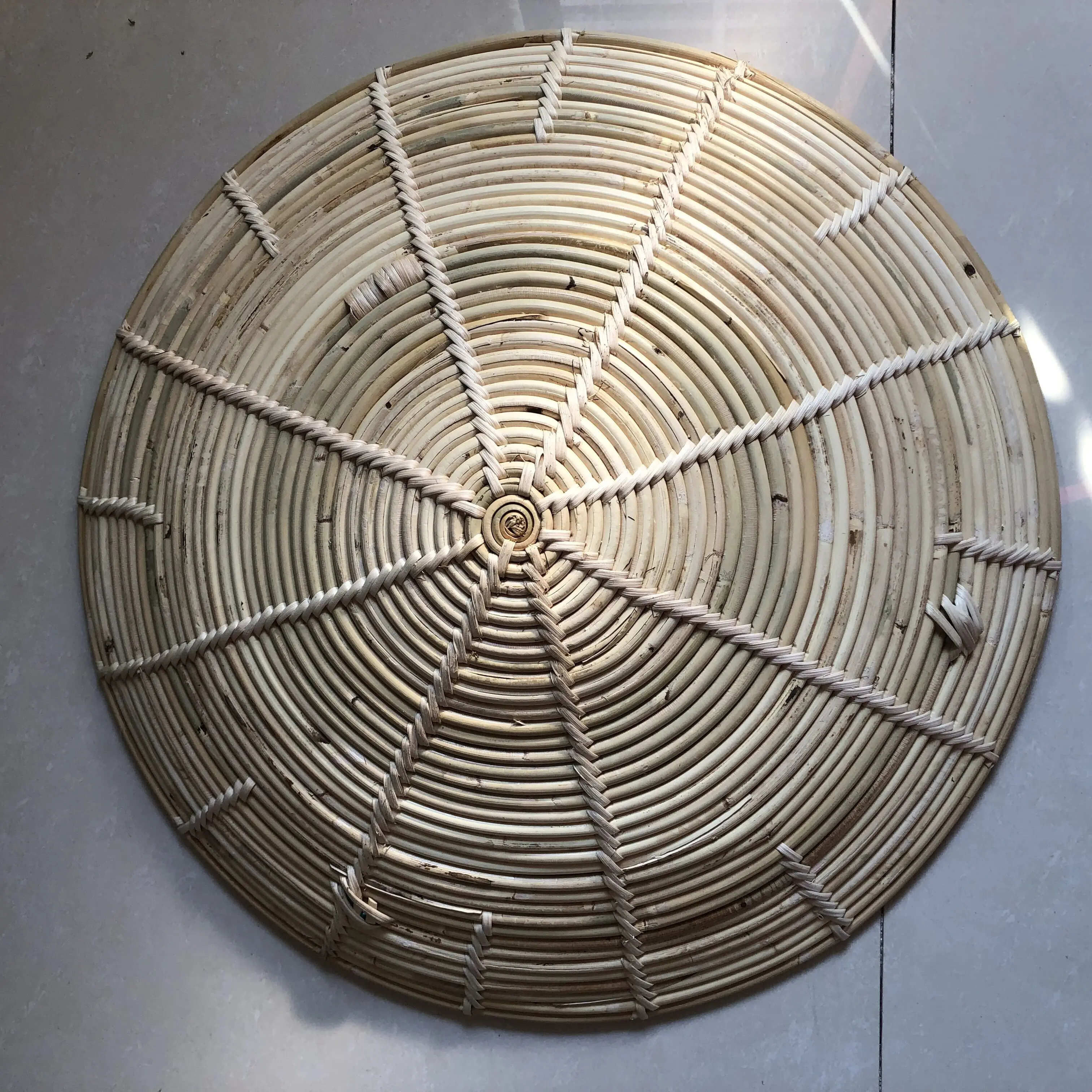 Wicker And Leather Shields