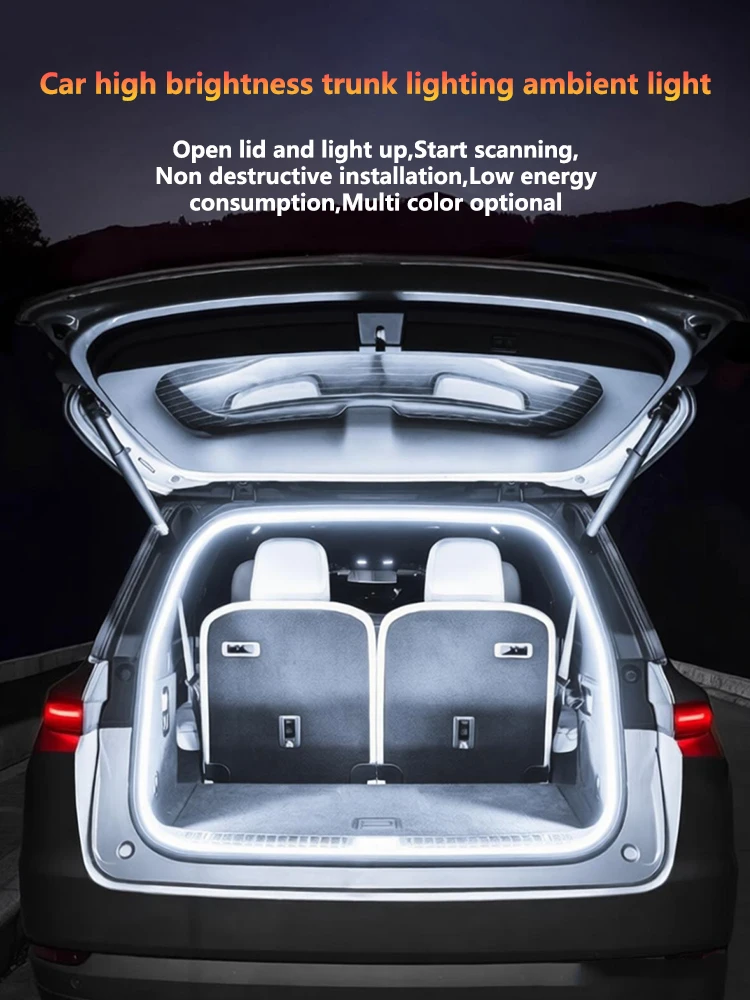Car High Brightness Trunk Lighting Ambient Light Interior Decoration ...