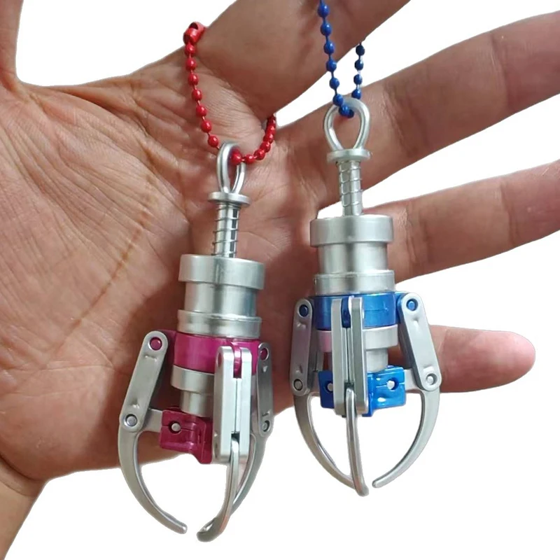 1pc Creative Press Type Catch Dolls Claw Model Keychain Mini Simulation ...