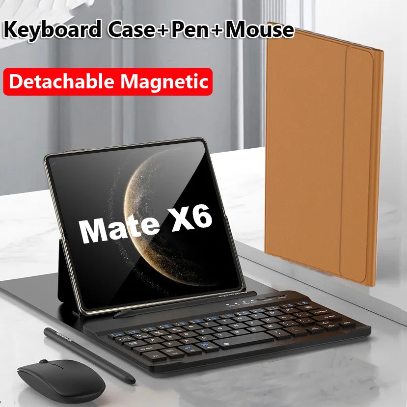 Teclado bluetooth para huawei mate x6 x5 x3 mx2 mate xs2 xt capa de ...