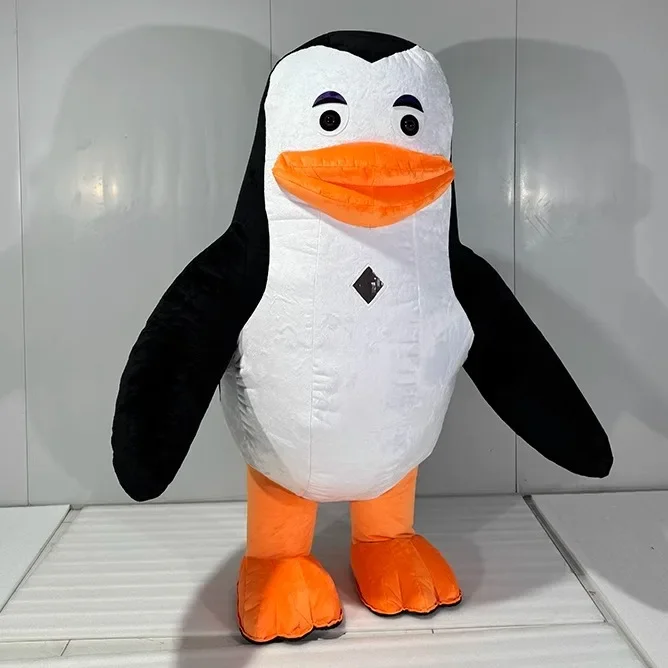 Plush Inflatable Penguin Doll Mascot Costume Madagascar Penguins ...