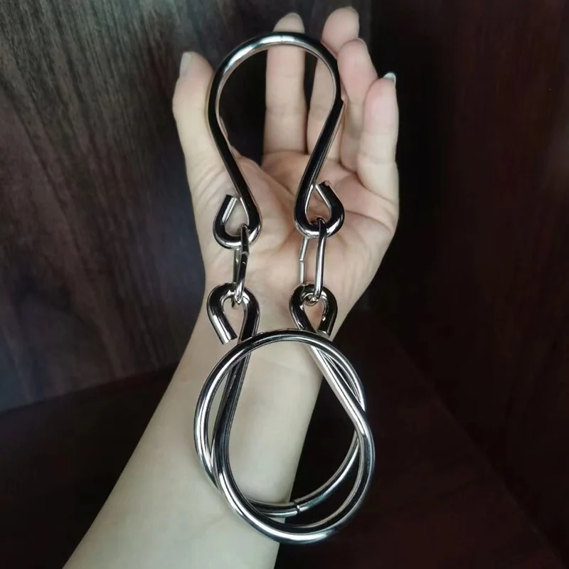 Creative-Horseshoe-Puzzle-Lock-Classic-IQ-Metal-Brain-Teasers-Magic ...