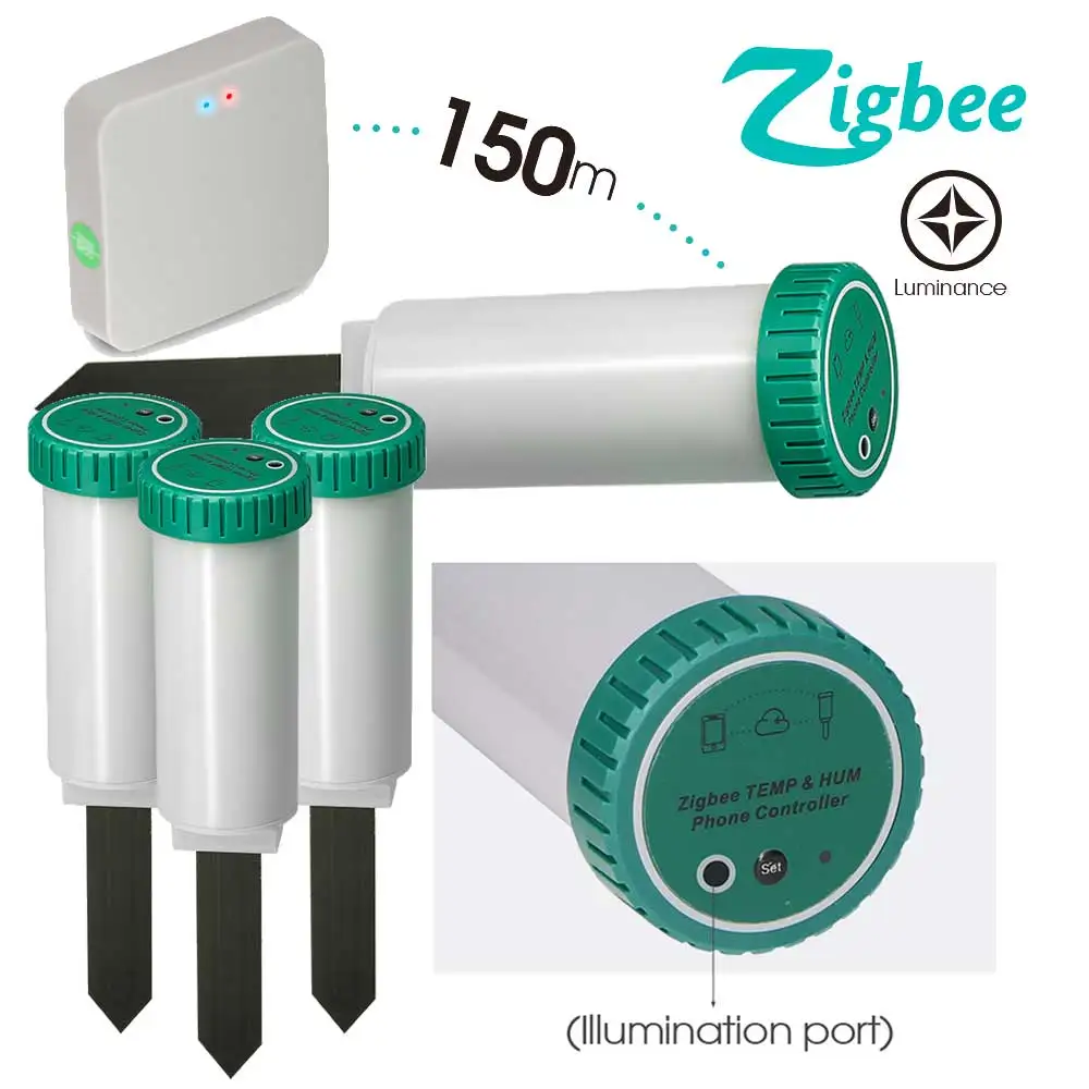 Zigbee-WiFi-compatible-Soil-Humidity-Temperature-Monitor-Smart-Wireless ...
