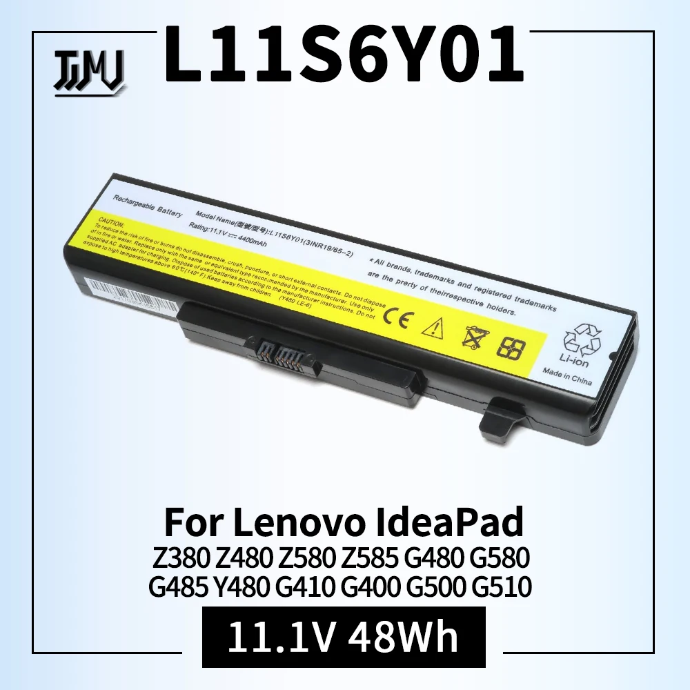 Z380 Z480 Z580 Z585 G480 G580 Laptop Battery for Lenovo IdeaPad Y480 ...