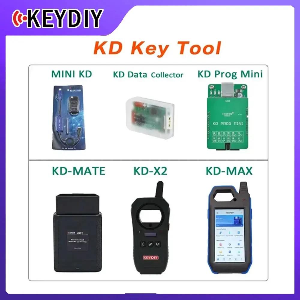 KEYDIY KD-Max KD MAX Car Key Tool / Remote Generator KD-X2 / KD Prog MINI / KD-MATE / KD Data ...