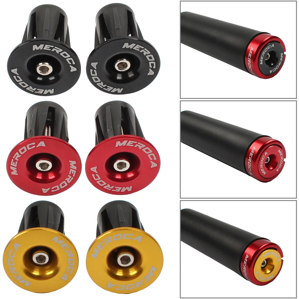 1-2-Pair-Bicycle-Bar-End-Plugs-MTB-Road-Bike-Anti-Slips-Grip-Handlebar ...