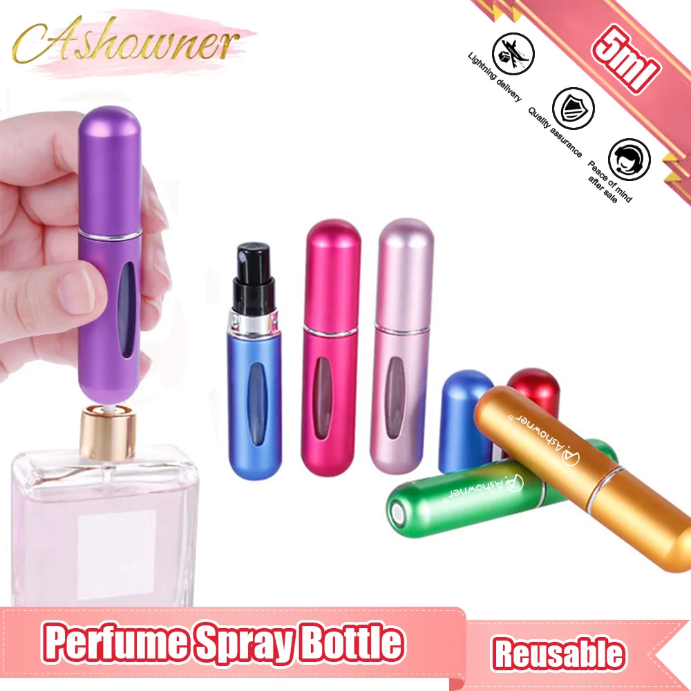 Small Refillable 5ml Perfume Bottles Atomizer Bottle Portable Cosmetic ...