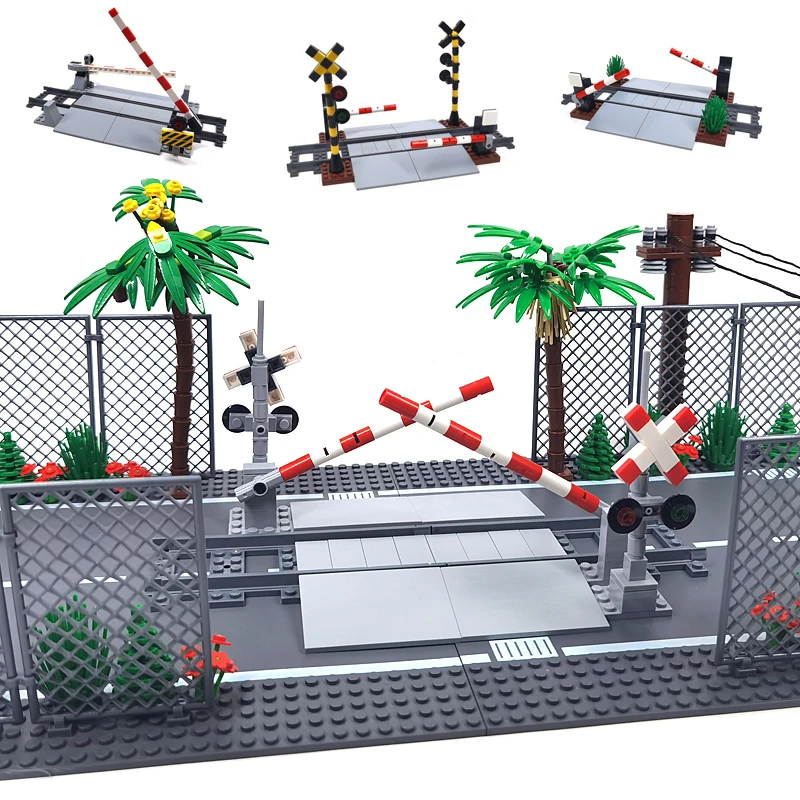 MOC City Train Track Model Train Track Rail Traffic Lights Aisle ...
