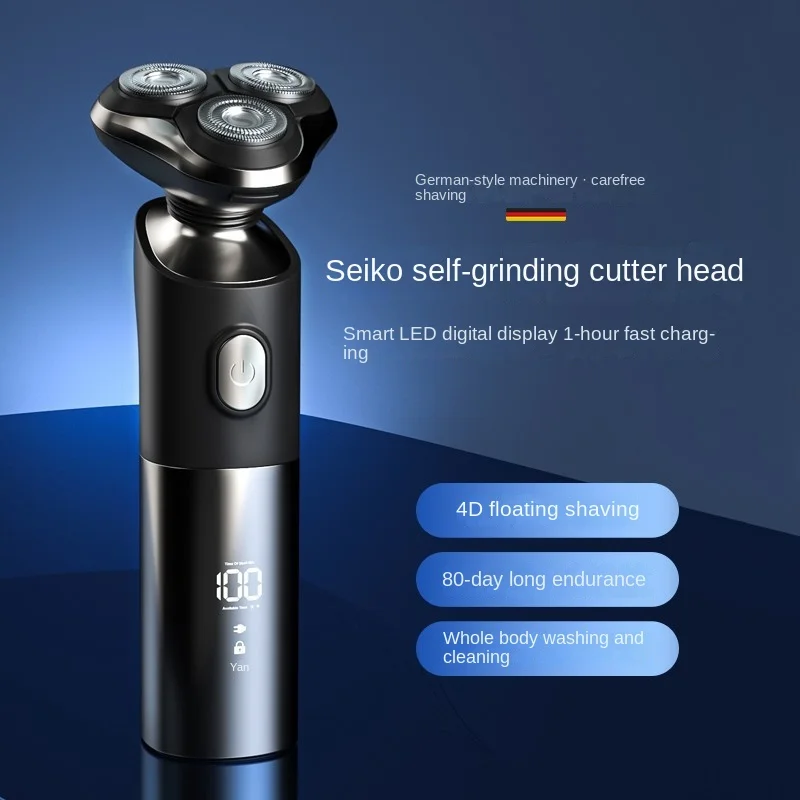 New-men-s-full-body-water-washed-shaver-electric-rechargeable ...