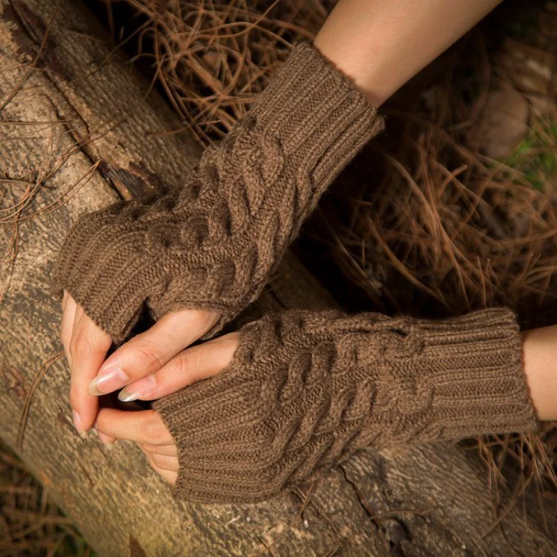 Stylish-Fingerless-Gloves-for-Woman-Spring-Winter-Autumn-Keep-Warm ...