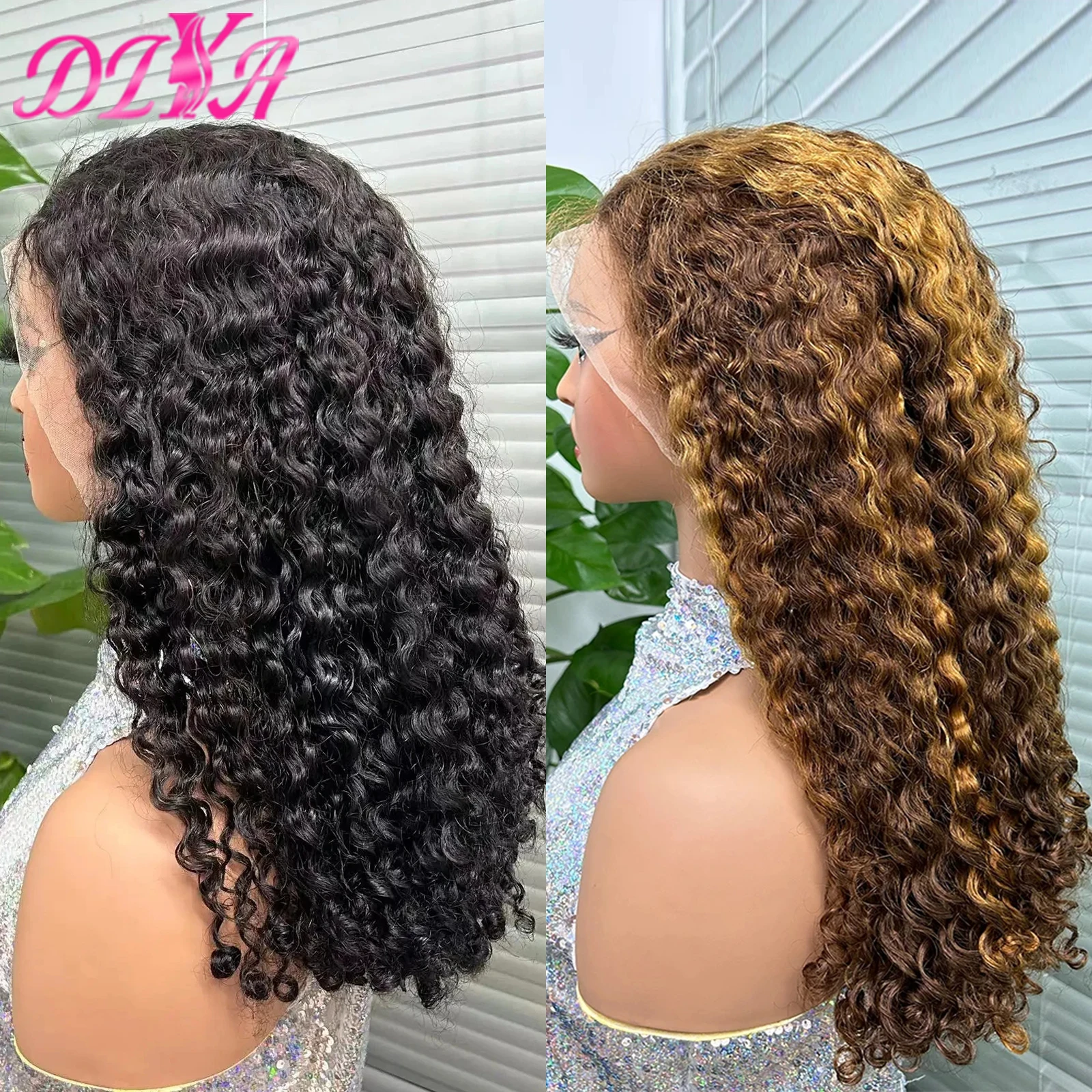 250-Density-Curly-Wave-Remy-Human-Hair-Wigs-12-20-Inches-Burmese-Curly ...
