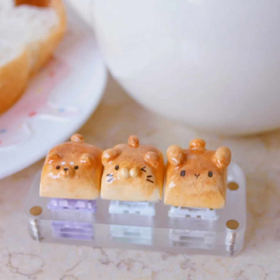 1-Piece-Food-Bread-Keycaps-Cute-Cartoon-Modeling-Three-dimensional-ESC ...