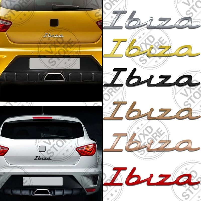 For-Seat-Ibiza-Car-3D-Metal-Letters-Logo-Badge-Decals-Sticker-Car-Auto ...