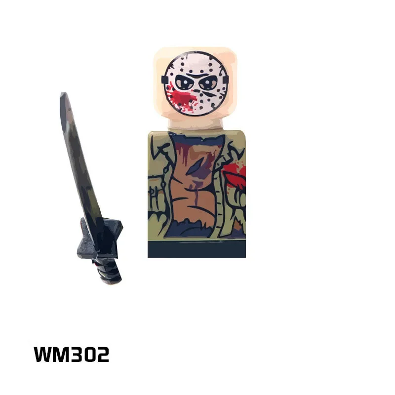 WM6075 WM6101 WM6102 Halloween Horror Movie Building Blocks The Shining Silent Hill Bricks Jack ...