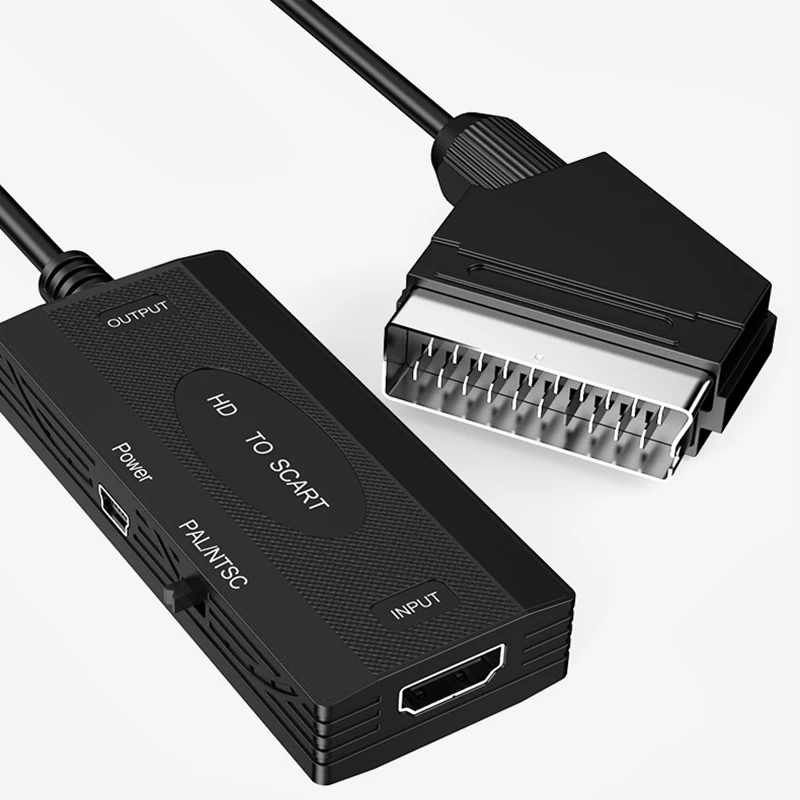 HDMI-kompatibel In zu Scart Out Kabel Splitter HDTV 1080P Video ...