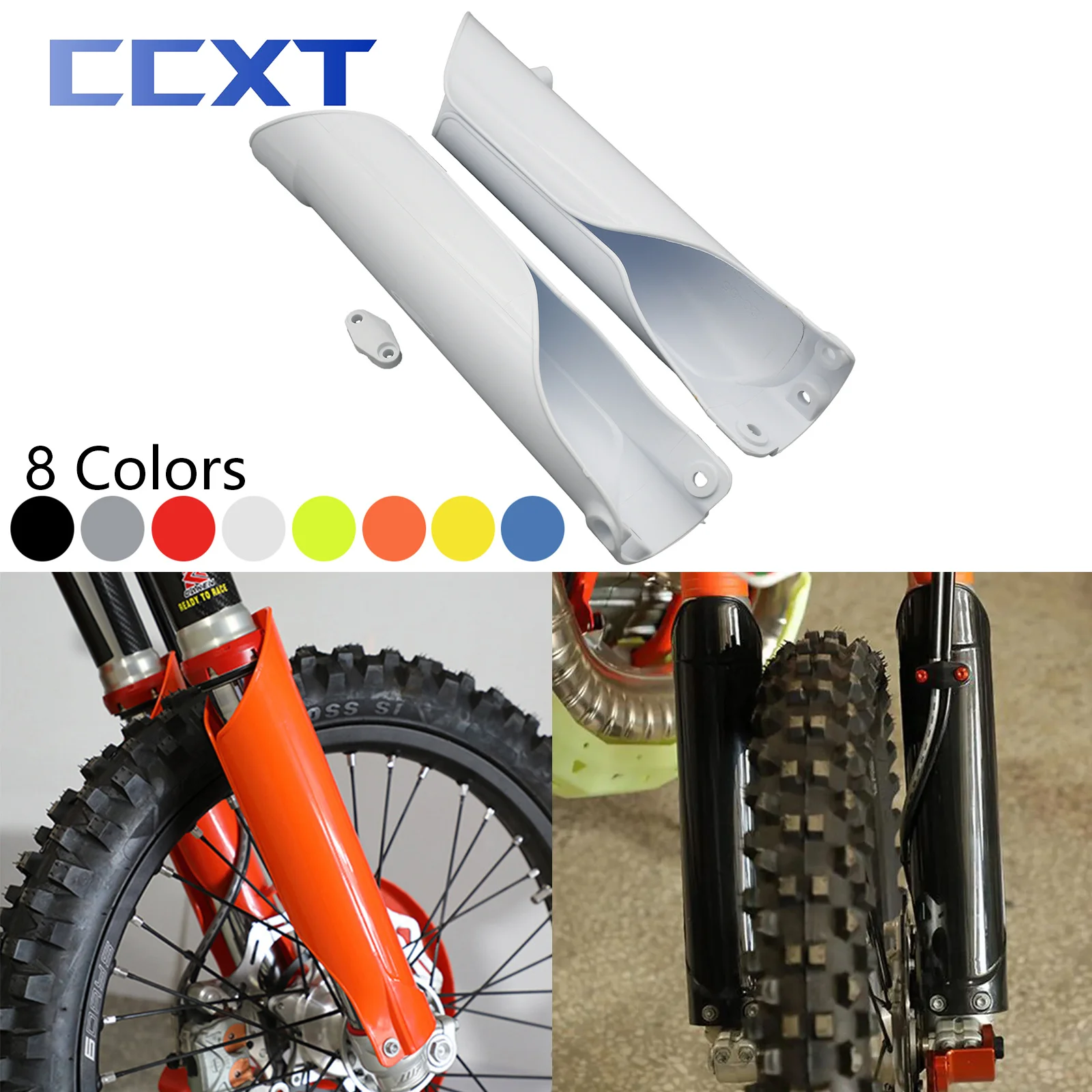 Motorcycle-Fork-Cover-Shock-Absorber-Guard-Protector-For-KTM-EXC250 ...
