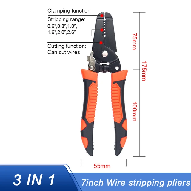 10 in 1 Wire Stripper Wire Pulling Pliers Multifunctional Electrical ...