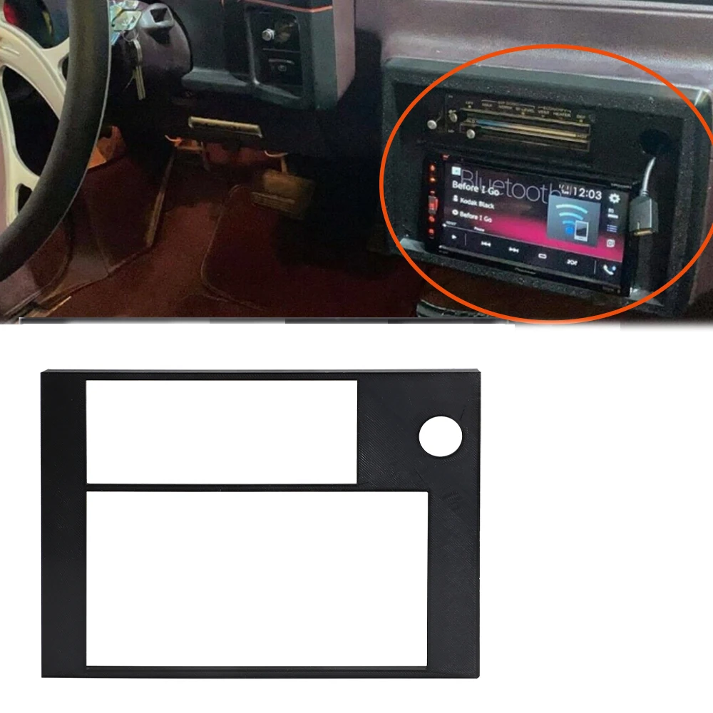 For-78-88-Cutlass-Dual-DIN-Audio-Radio-Bezel-Unit-Frame-Universal ...