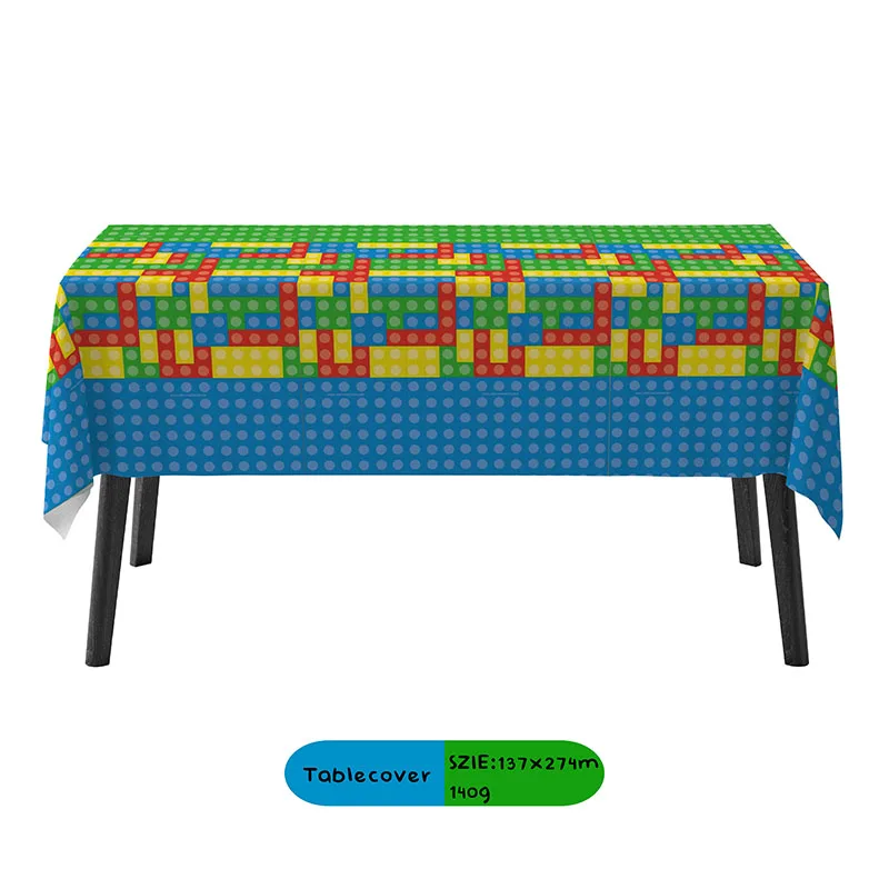 Brick-Style-Birthday-Party-Tablecloth-Building-Blocks-Party-Gamer ...