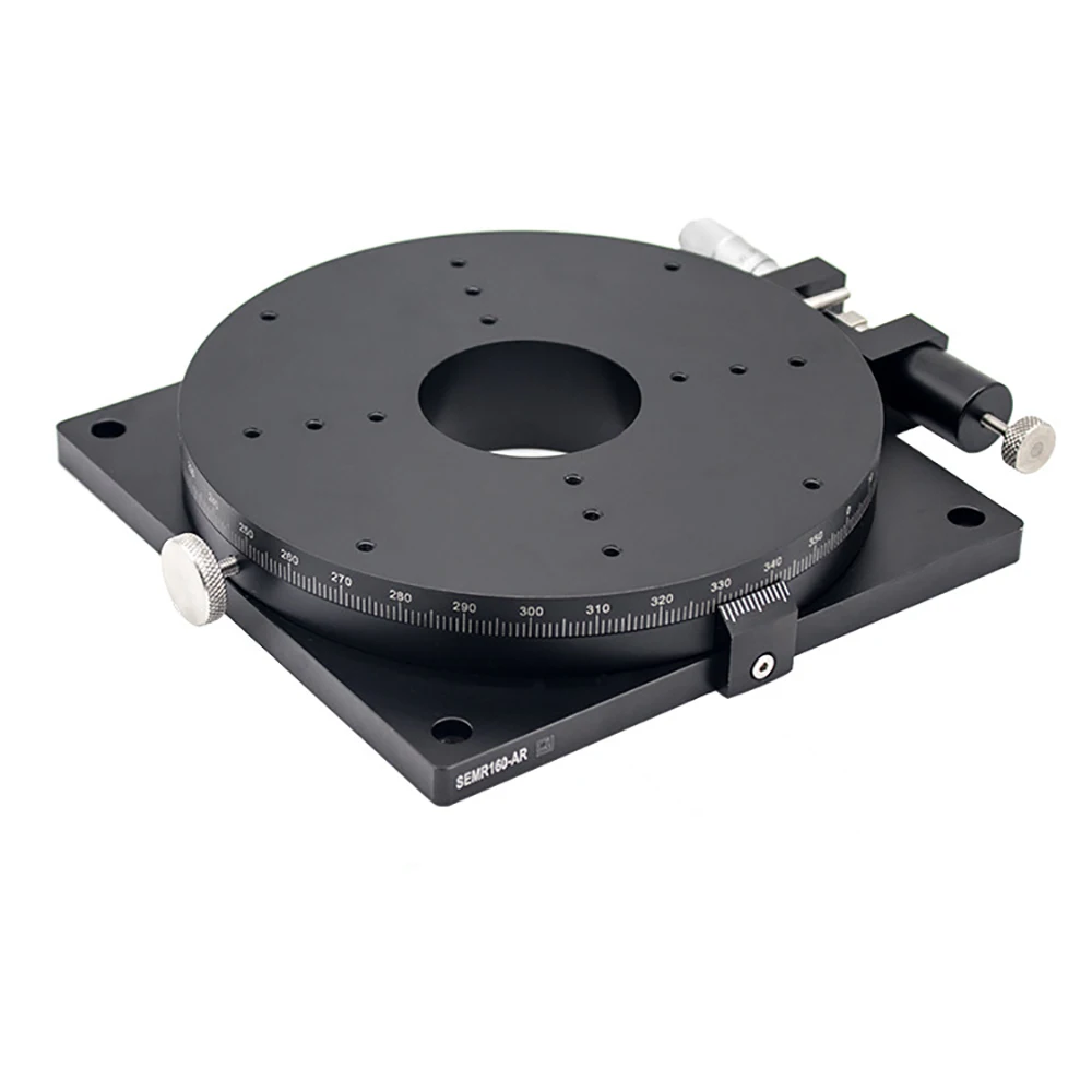 SEMR160-AR-High-Precision-Aluminum-Alloy-Black-Anodized-Manual-Rotary ...