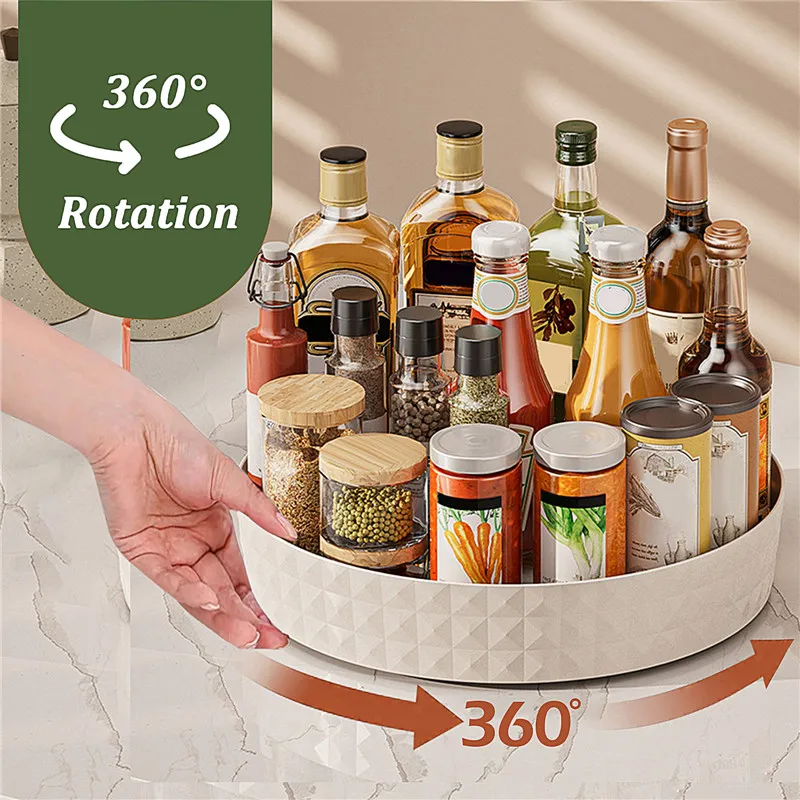 Rotating-Storage-Shelf-Spice-Shelf-Organizer-Turntable-Plate-Kitchen ...
