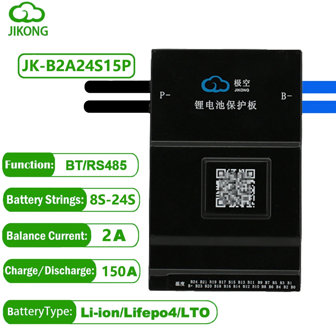 JK-BMS-JK-B2A24S15P-16S-48V-Lifepo4-Battery-150A-2A-Active-Balance-8S ...