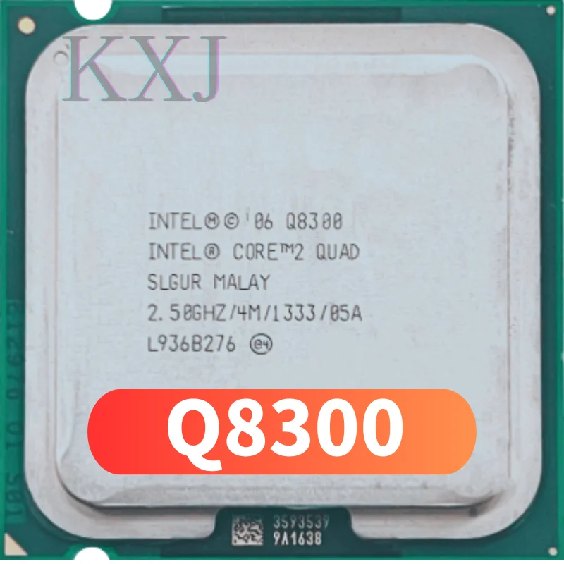 Processador Intel core 2 quad q8300, quad-core, soquete quad-thread ...