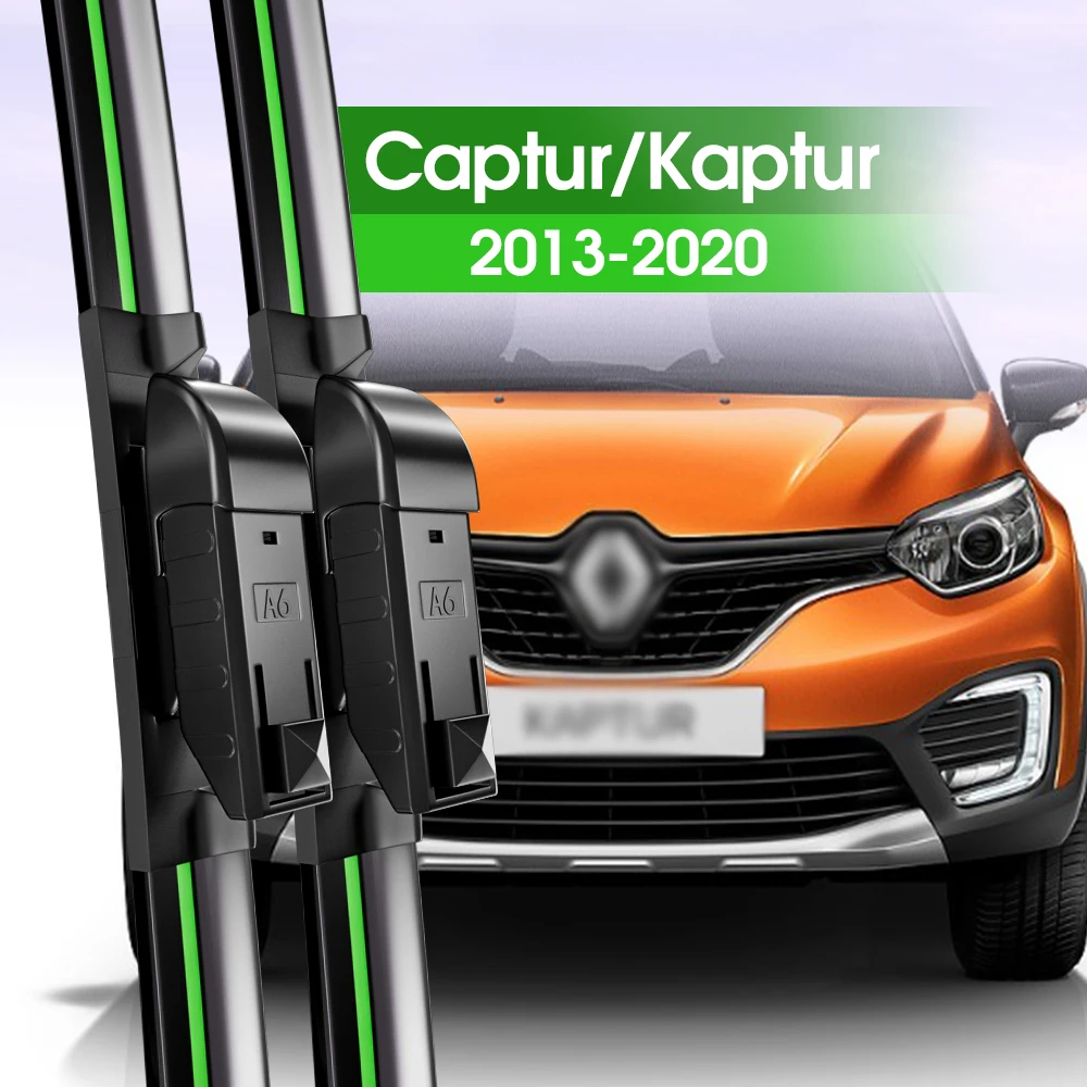 2x-Front-Windshield-Wiper-Blades-For-Renault-Captur-Kaptur-2013-2023 ...