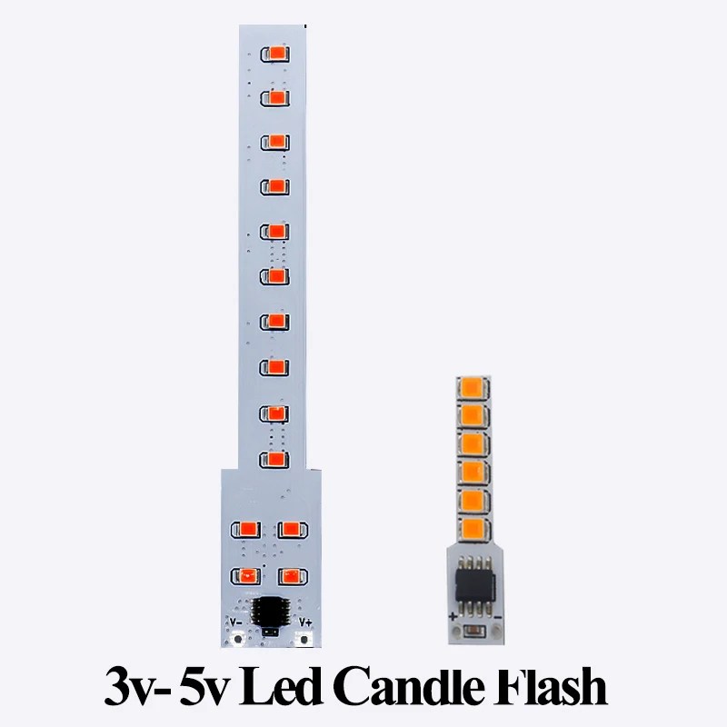 3v-5v-Led-Flame-Flash-Candles-Diode-Light-lamp-board-PCB-Decoration ...