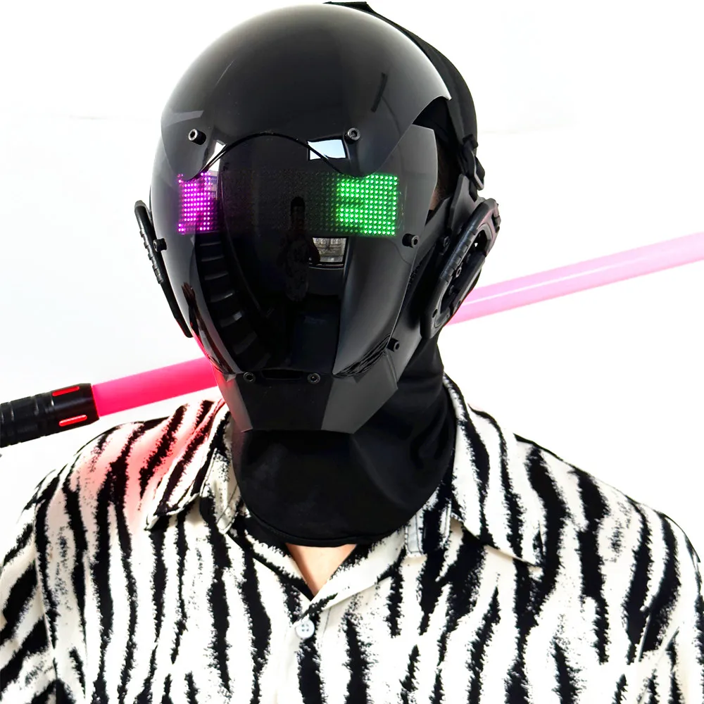 Punk-Helmet-Mask-Cosplay-for-Men-and-Women-Cool-Mask-Techwear-Bluetooth ...