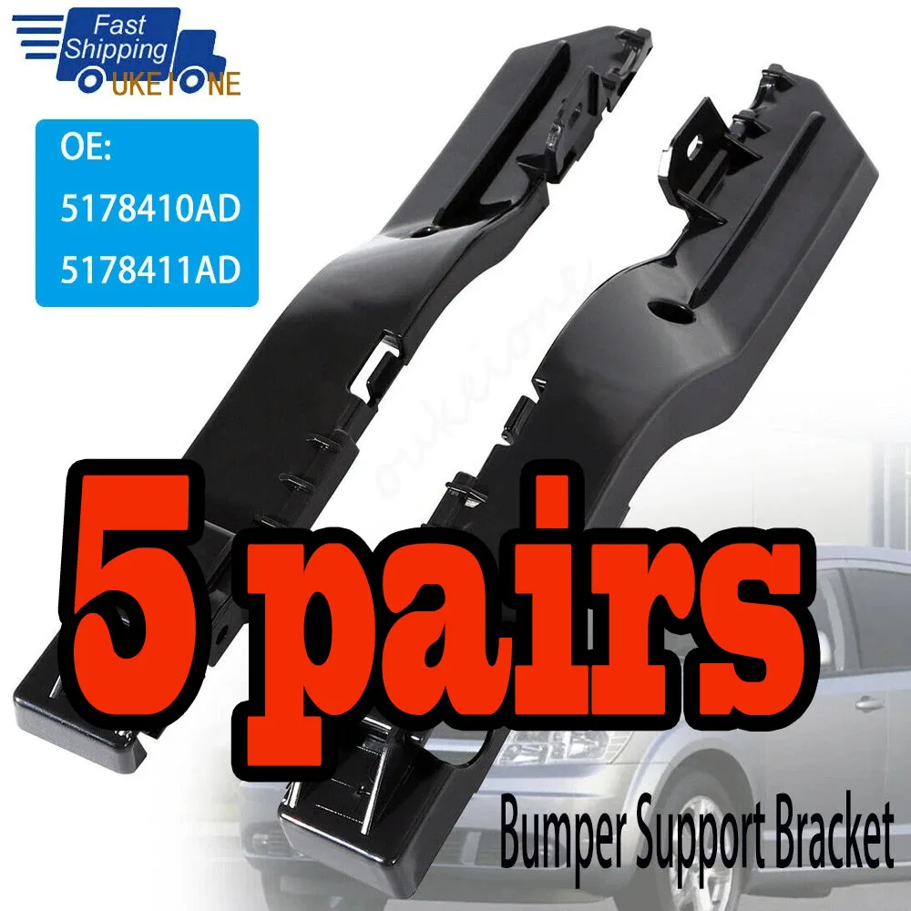 5-pairs-Accessories-for-Dodge-Journey-2009-2017-Front-Bumper-Support ...