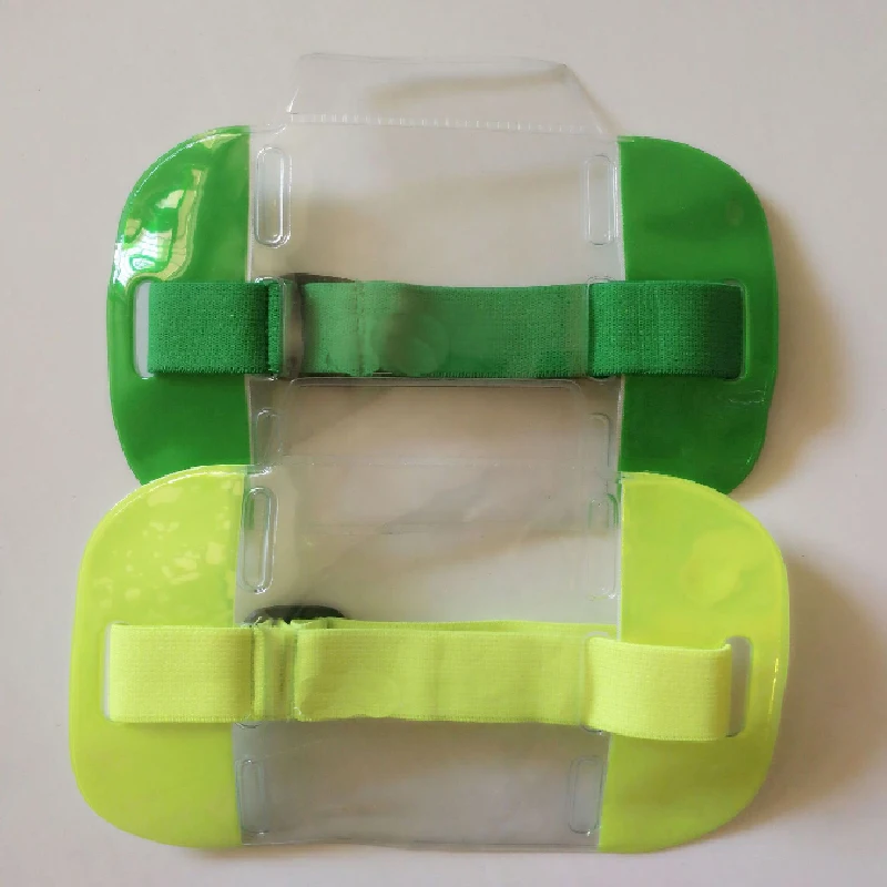 New Arrival Elastic Arm Band Id Badge Holder Transparent Photo Armband ...