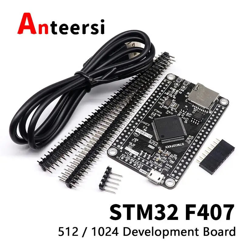 Tablero central del sistema STM32F407VET6 STM32F407VGT6 STM32, placa de desarrollo F407, tablero ...