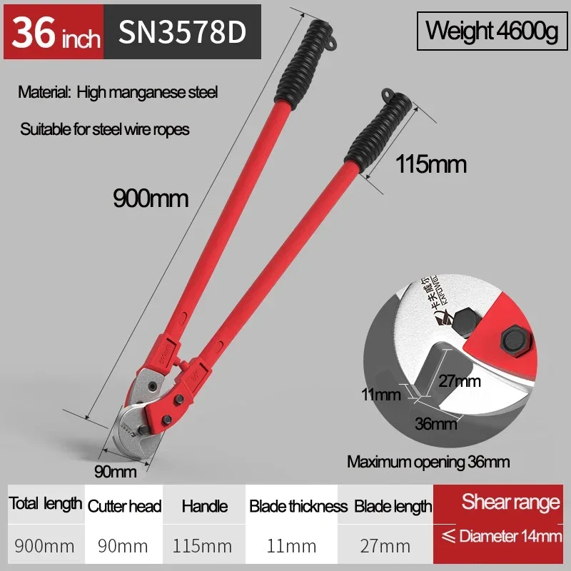 18-42-Inches-Industrial-Grade-Heavy-Special-Scissors-For-Steel-Wire ...