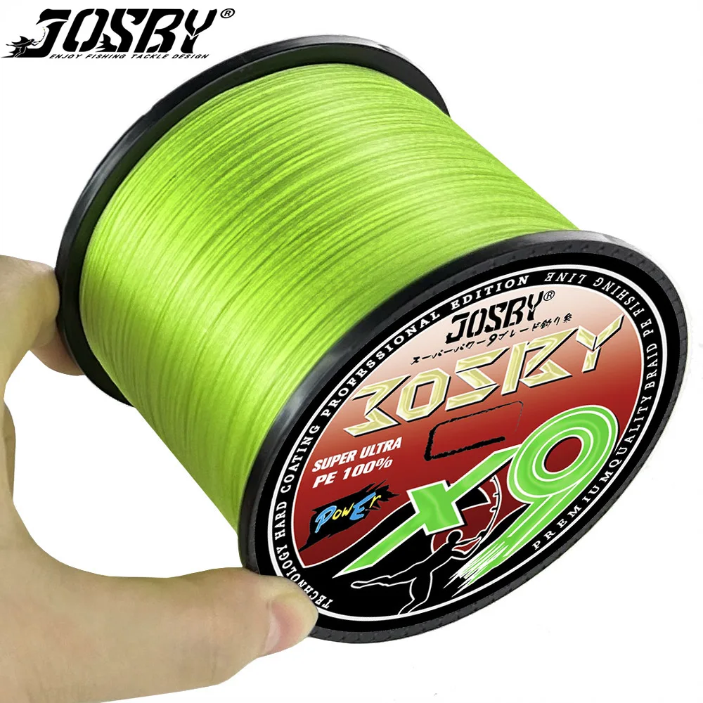 JOSBY-Braided-Fishing-Line-Multifilament-Carp-Fly-9-Strand-300M-500M ...