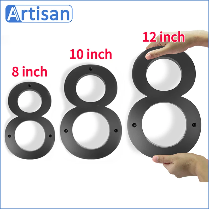 20-25-30cm-Exterior-House-Numbers-Letters-ABCD-Digital-0-9-Apartment ...