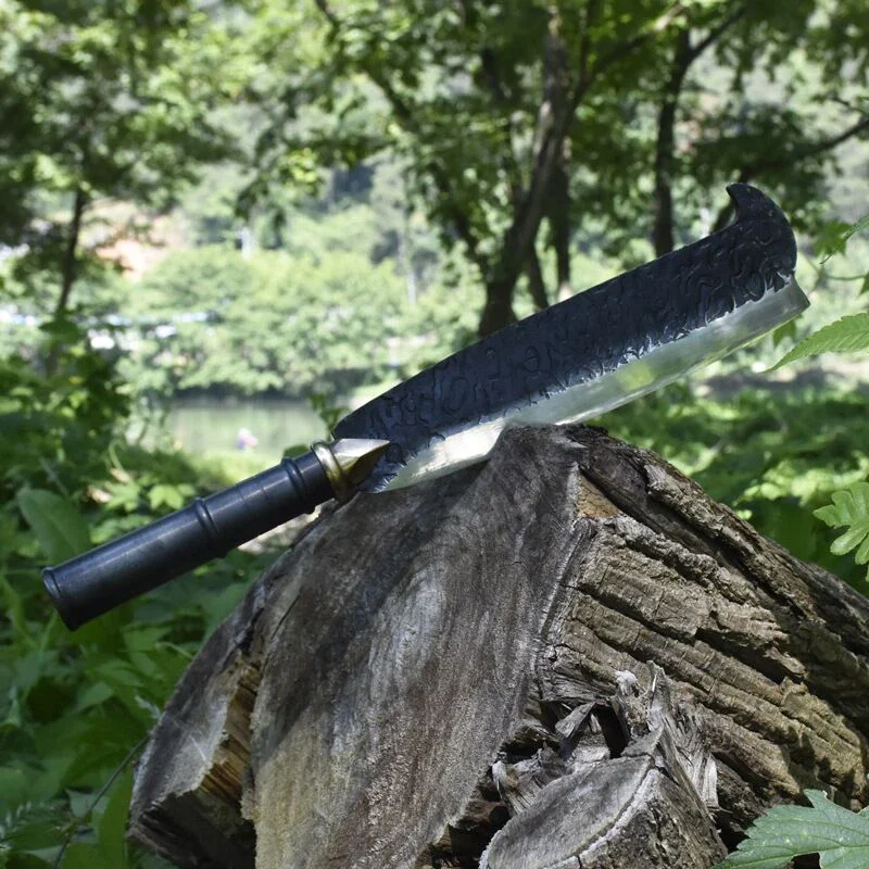 Wood-cutting-knife-outdoor-tree-cutting-knife-Longquan-forge-sickle ...